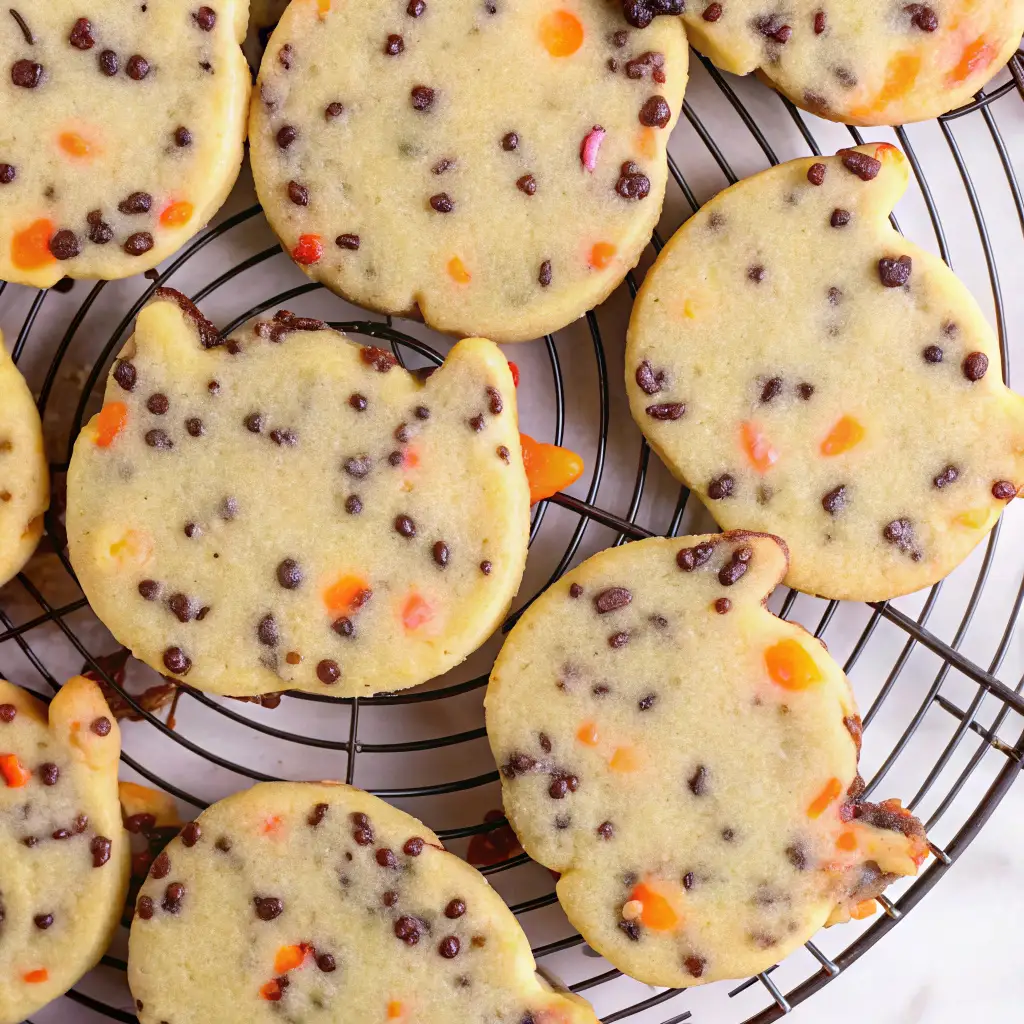 The Best Buttery Halloween Shortbread Cookies