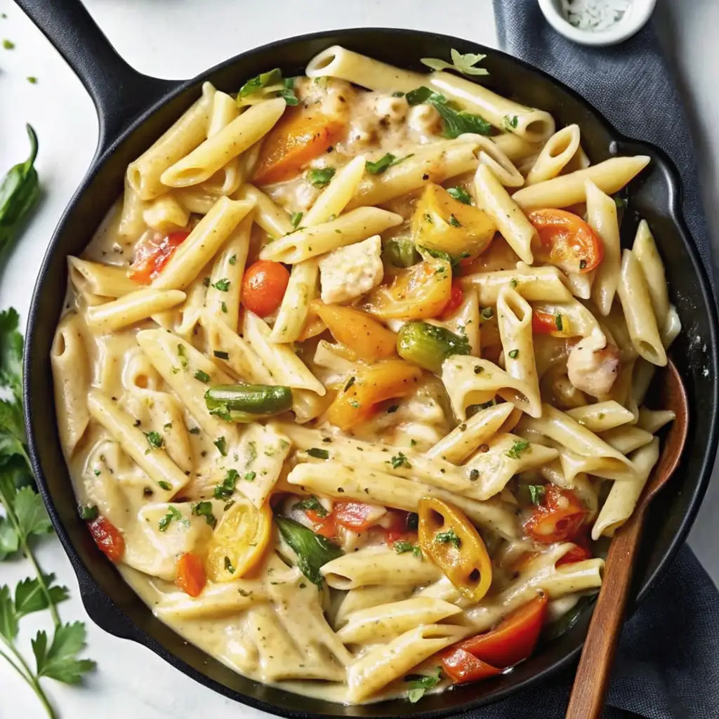 Spicy Creamy Rattlesnake Pasta (30-Minute Cajun Chicken and Jalapeño)