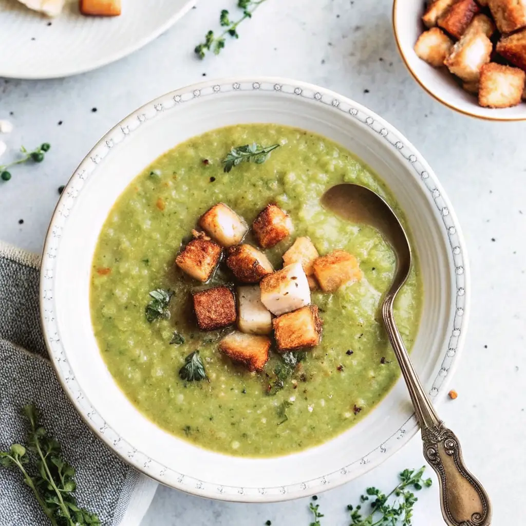 Homemade Split Pea Soup with Ham Bone (Thick, Hearty & Best Leftover ...