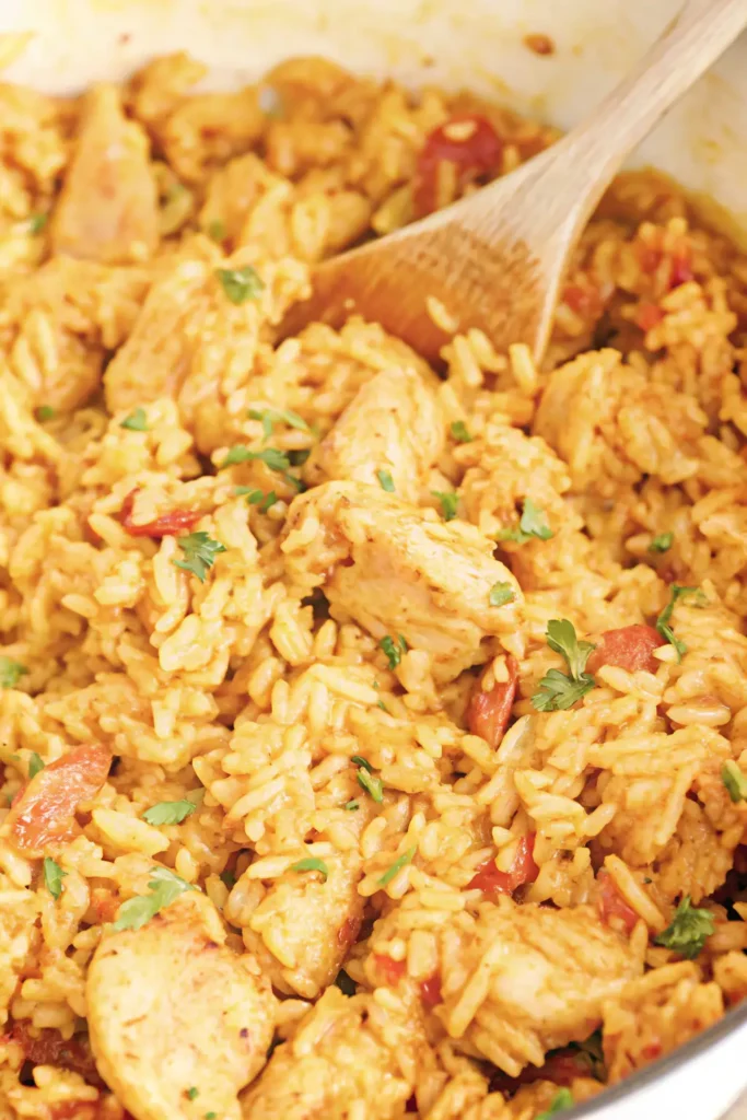 Easy One-Pot Queso Chicken and Rice (30-Minute Weeknight Tex-Mex)