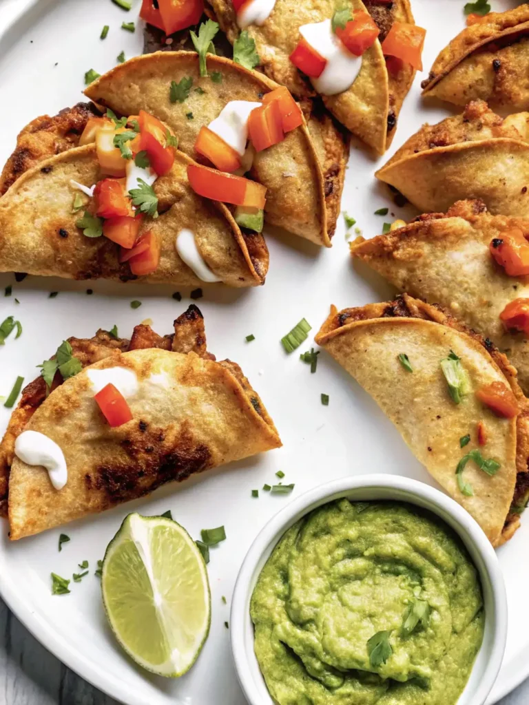 Crispy Mini Baked Chicken Tacos (The 20-Minute Weeknight Hack)