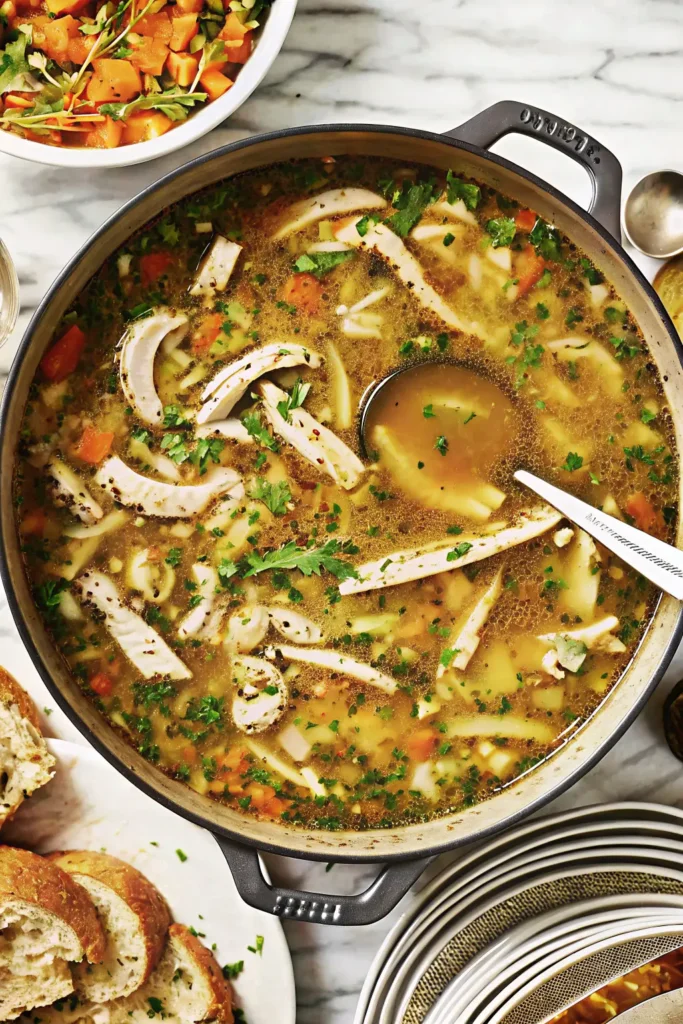 Cold-Fighting Chicken Noodle Soup (Ginger, Lemongrass & Turmeric Power)