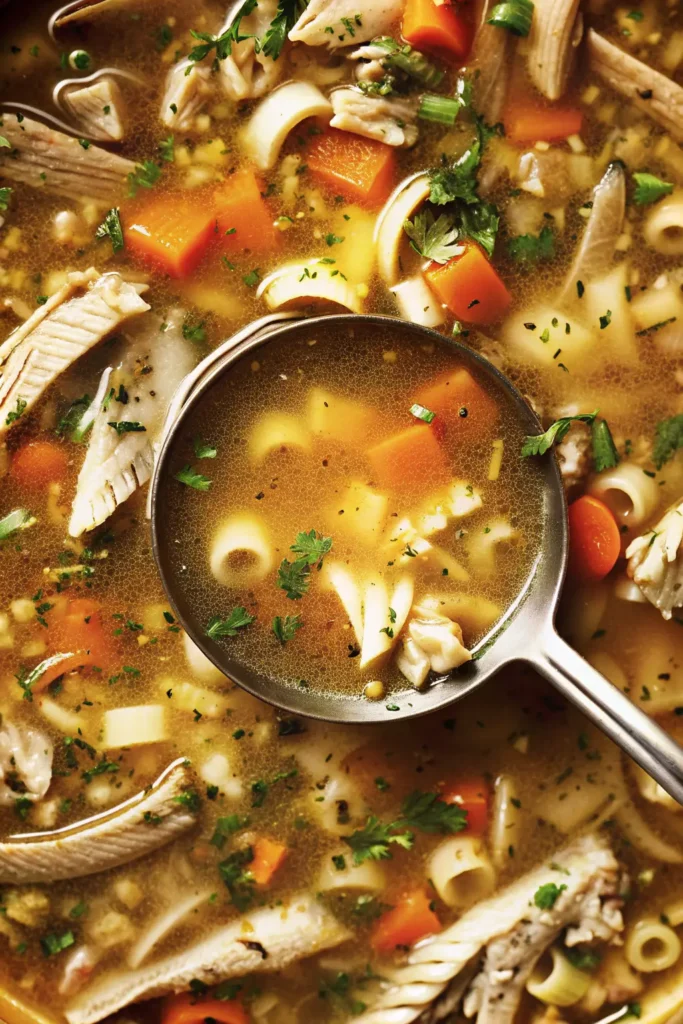 Cold-Fighting Chicken Noodle Soup (Ginger, Lemongrass & Turmeric Power)