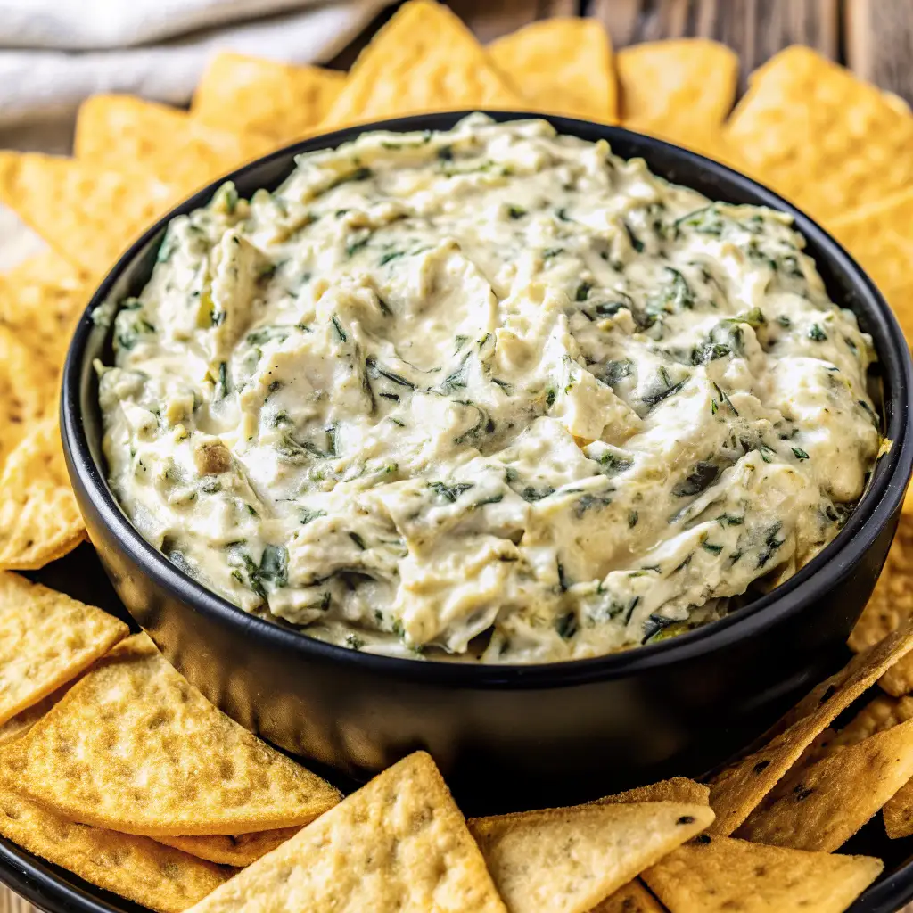 Crock Pot Spinach Artichoke Dip (Easy Party Appetizer)