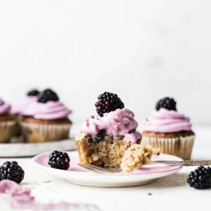 Blackberry Earl Grey Cupcakes (Sophisticated Tea-Infused Recipe)