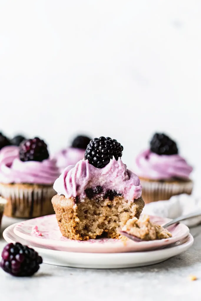 Blackberry Earl Grey Cupcakes (Sophisticated Tea-Infused Recipe)