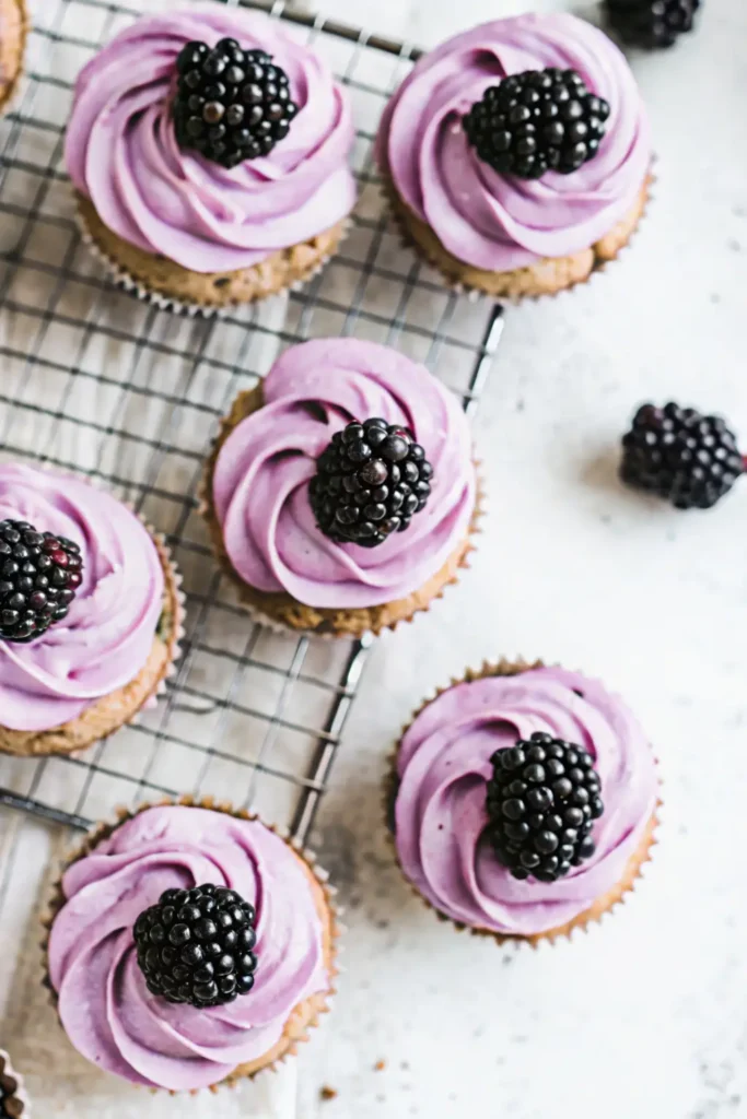 Blackberry Earl Grey Cupcakes (Sophisticated Tea-Infused Recipe)