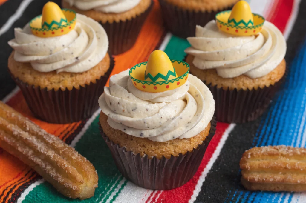Easy Cinco de Mayo Churro Cupcakes Recipe